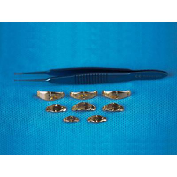 SutureGroove Gold Eyelid Weight 0.8 g.